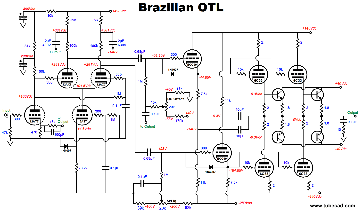 Another Take On 6c33c Otl Amp Page 2 Diyaudio